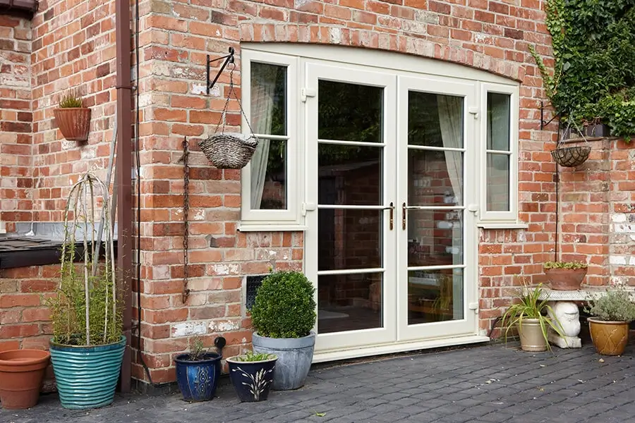 Upvc double doors store
